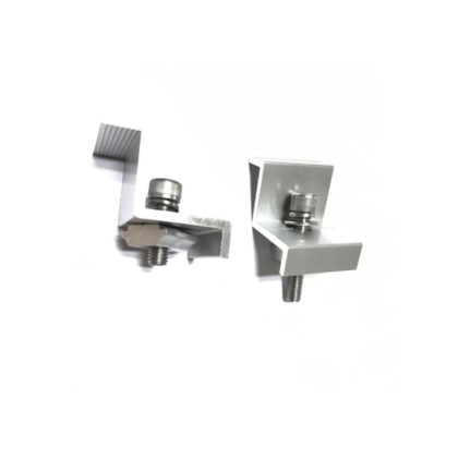 Aluminum solar end clamps for frame solar panel mounting