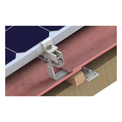 Solar Tile Roof Hooks , Height adjustable for Side Mounting Rails