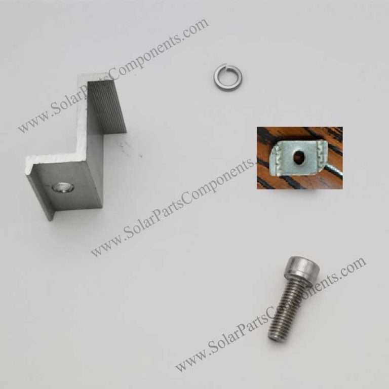 Aluminum solar mid clamps for frame solar panel mounting