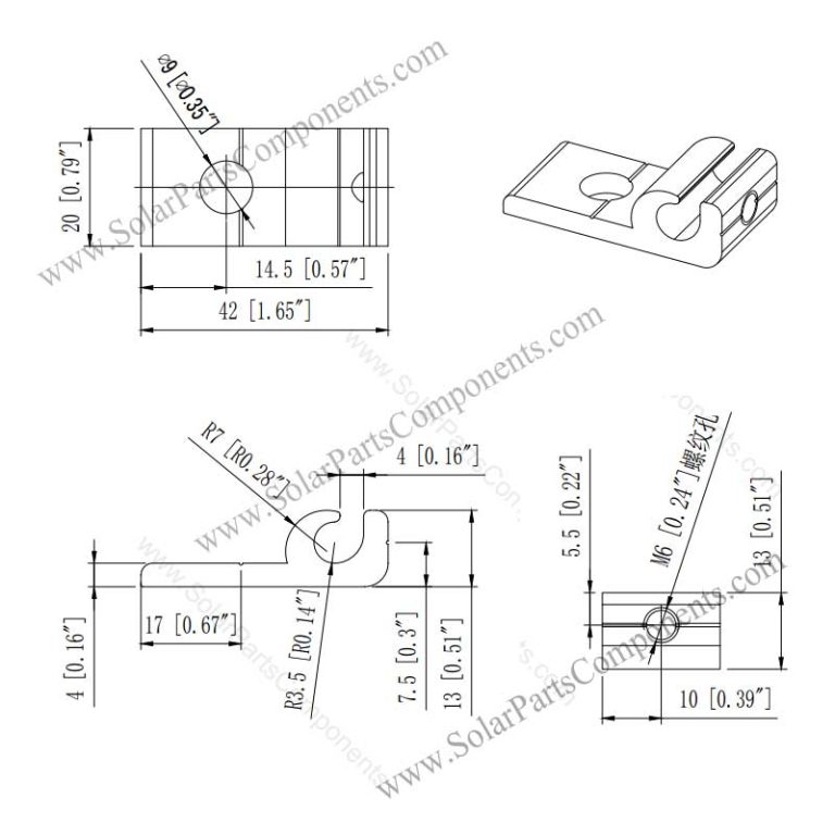 Solar Grounding Lugs for solar earthing kits