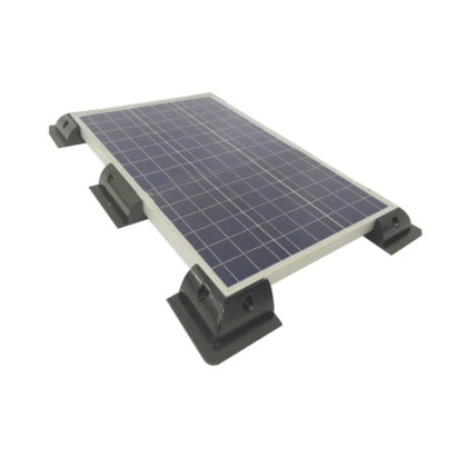 Caravan mounting systems, kits and brackets for solar panels installation