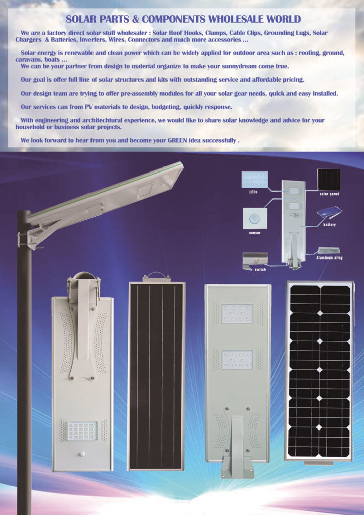 Solar Panel Parts, Components and Accessories newsletter