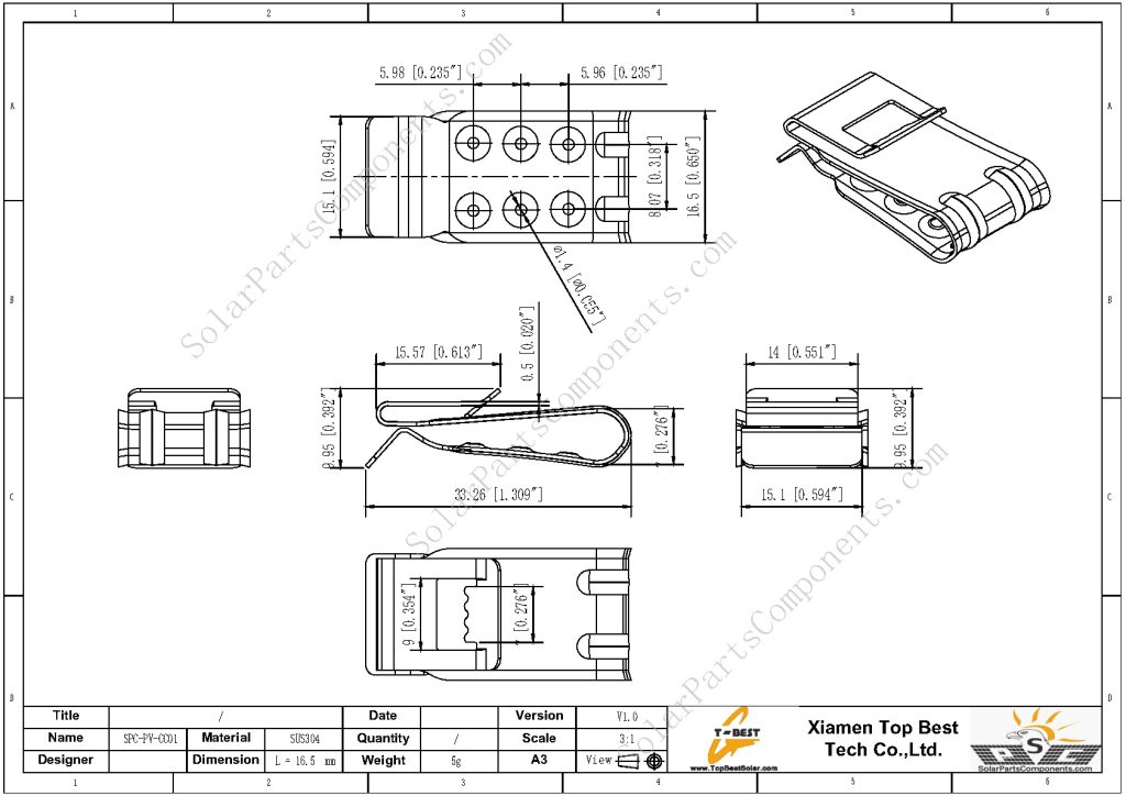 Four lines solar cable clips for solar panel mounting installation