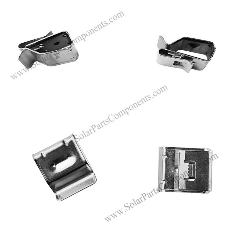 Two lines solar cable clips for solar panel mounting installation
