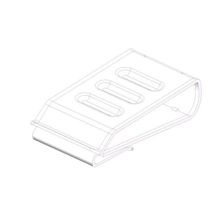 Drawing for Three lines solar panel cable clips, PV modules wire clip