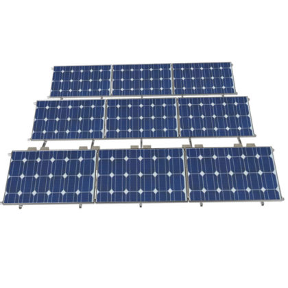 Flat Roofing Solar Panel Mounts - Ballasted Aluminum Racking