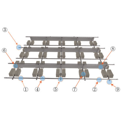 Flat Roofing Solar Panel Mounts - Ballasted Aluminum Racking