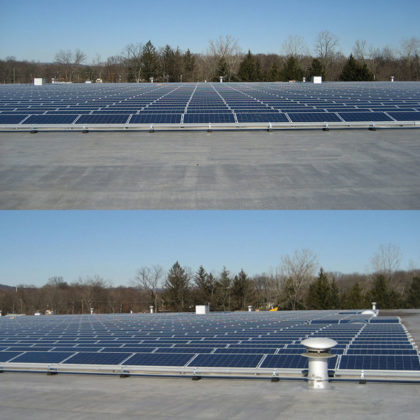 Flat Roofing Solar Panel Mounts - Ballasted Aluminum Racking