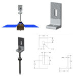 Solar hanger bolts for PV module roof mounting system