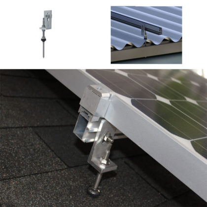 Solar hanger bolts for PV module roof mounting system