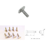 Solar Panel T bolts, SUS 304 for PV Module Mounting Rails