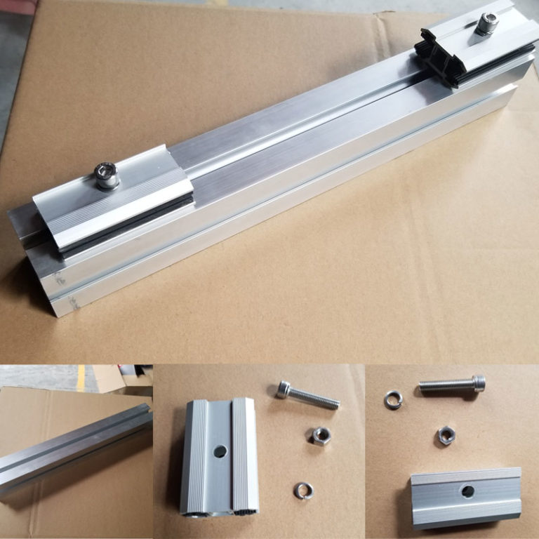 Instruction for frameless glass solar PV Module mid / end clamps mounting