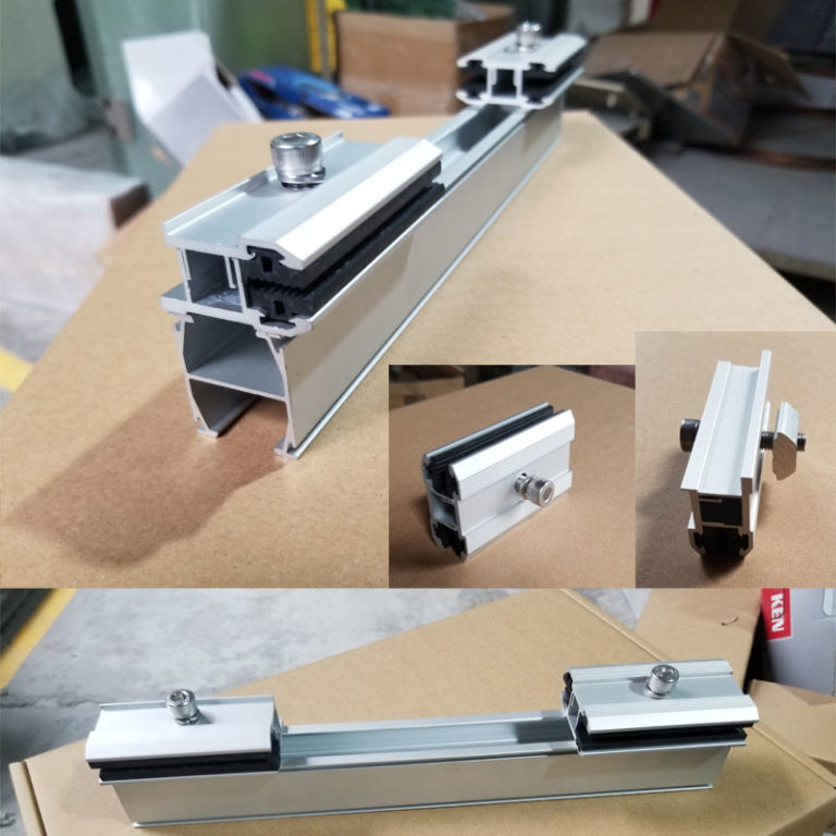 Instruction for frameless glass solar PV Module mid / end clamps mounting