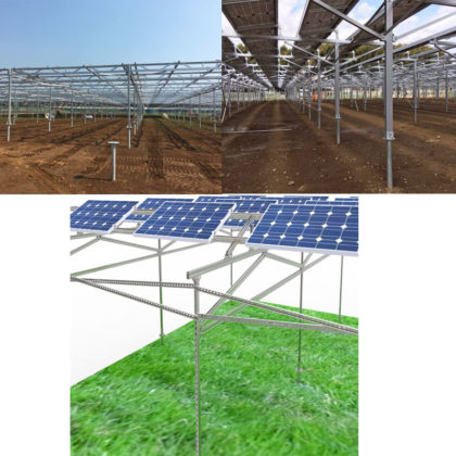 Solar Grounding Mounting Systems for Farm lands