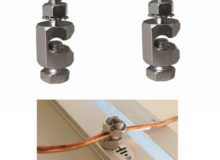 Drawing for solar grounding lugs , PV modules earthing lug