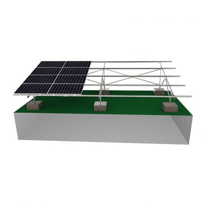 Solar Ground Mounting System-Carbon Steel-W-Type