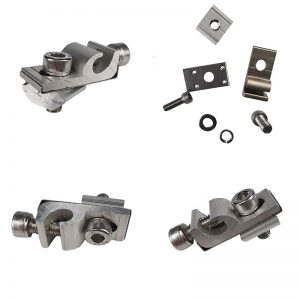 Solar panel grounding lugs - copper lay in lug