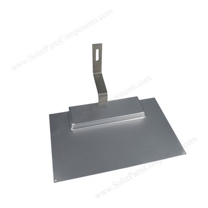 solar roof mounted flashing for curved tiles