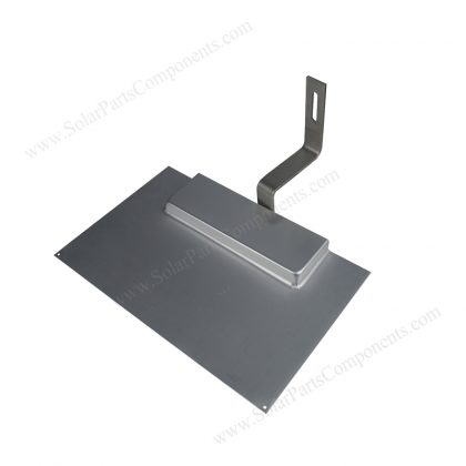solar roof mounted flashing for curved tiles