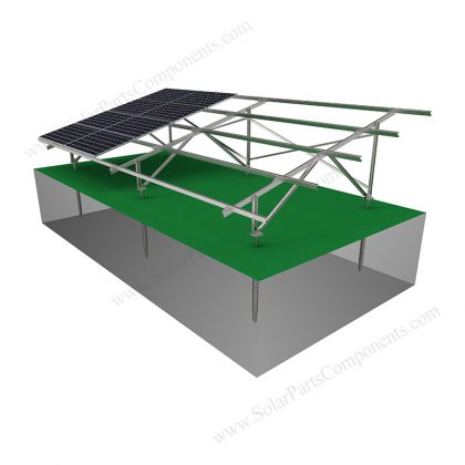 Solar Ground Racking System for Carbon Steel-W Type
