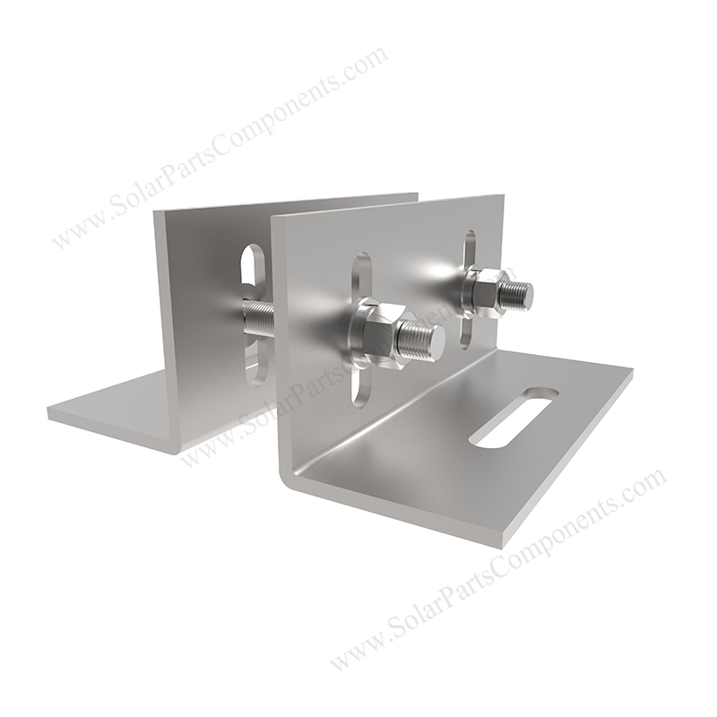 Solar Ground Racking System for Carbon Steel-W Type