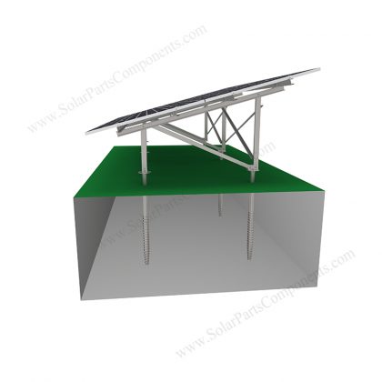 Solar panel ground mount kit for landscape array,SPC-GA-4H-N