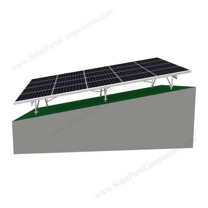 Solar Ground Racking System for Carbon Steel-W Type