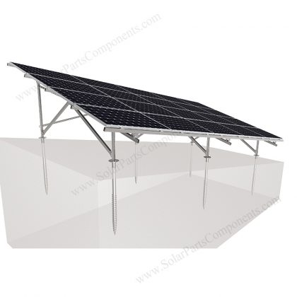 solar slope ground mounting system for carbon steel