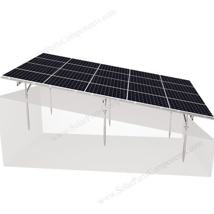 solar slope ground mounting system for carbon steel