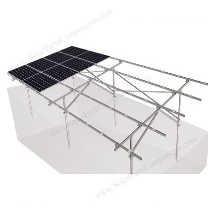 solar slope ground mounting system for carbon steel