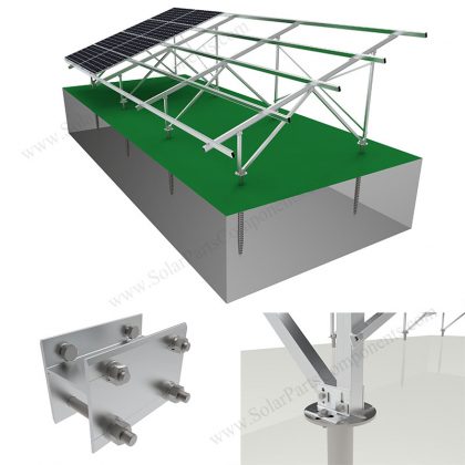 PV ground mount racking system, SPC-GA-4H-W