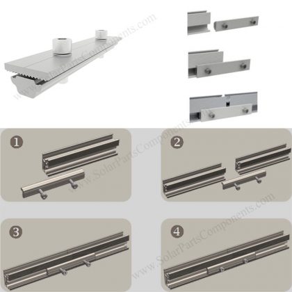 Rail Splice Kit,Aluminum Alloy,SPC-DR-SP