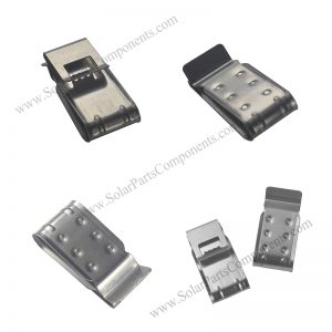 Solar panel wire management clips