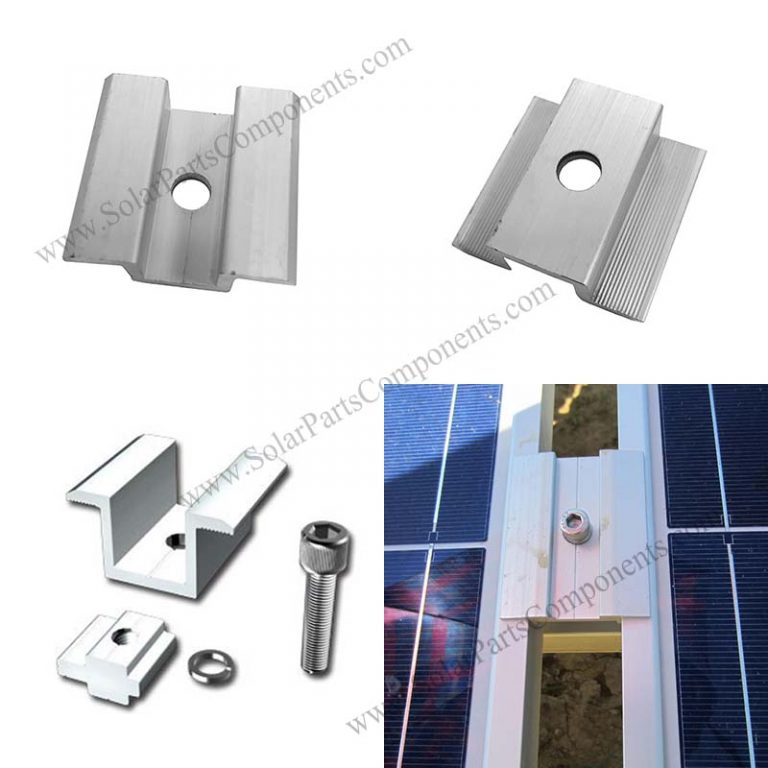 Solar panels mid clamp and end clamp