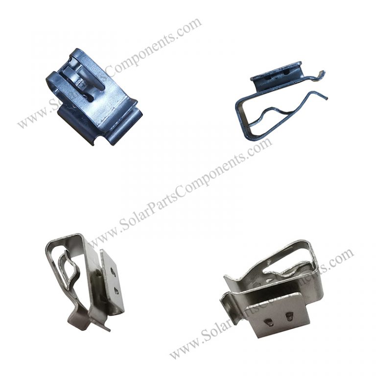 Two lines solar cable clips for solar panel mounting
