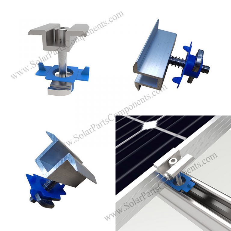 solar panel clamps for carbon steel mounting