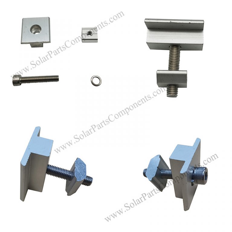 PV module clamps for solar mounting system