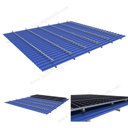Solar metal roof mounts with L foot brackets, SPC-RF-IK08-DT