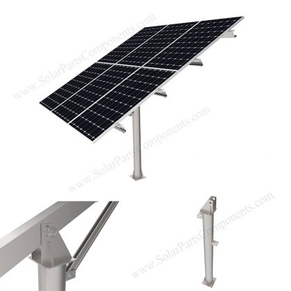 Single Pole Mount Solar Racking Systems,Galvanized Steel