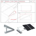Solar Triangle Mounting System, SPC-TR15-NR-U1000