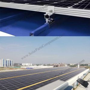 Solar mounting clamp for tin / metal roof mounting system