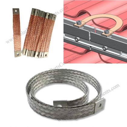 solar grounding copper wire bonding jumper