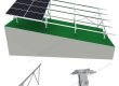PV ground mount racking system, SPC-GA-4H-W