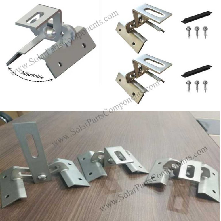 Trapezoidal metal roof with clamps, SPC-RF-CK02-HR