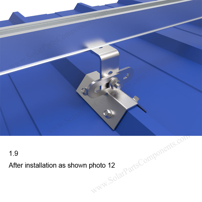 Installation Manual of roof mounting clamp, SPC-CK-02