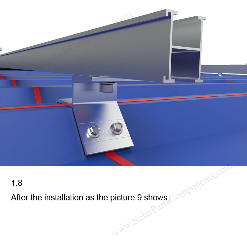 Installation instructions for SPC-CK-04 trapezoid clamp
