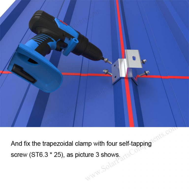 Solar metal roof mounting system manual, SPC-RF-CK05-HR
