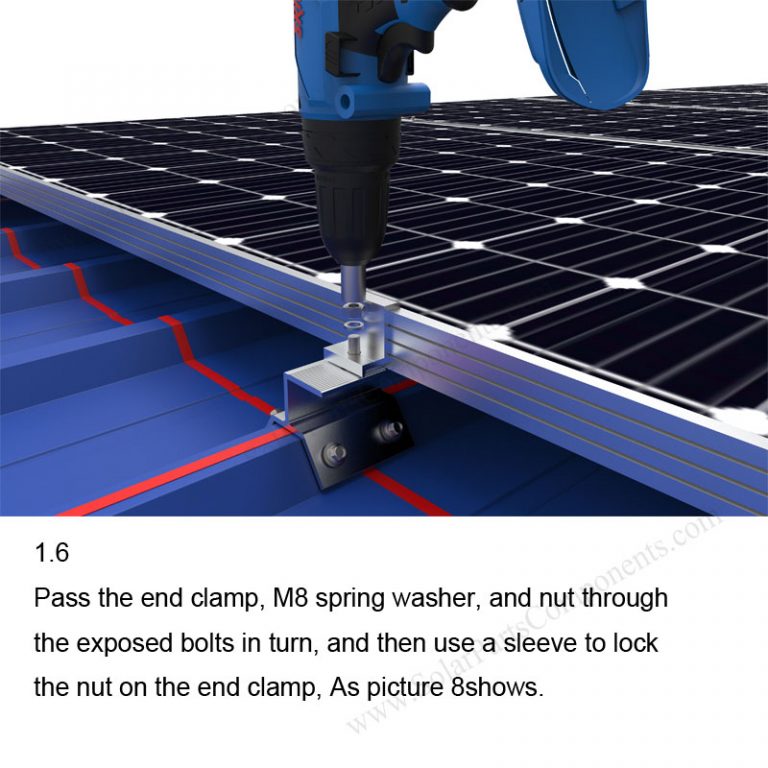 Solar metal roof mounting system manual, SPC-RF-CK05-HR