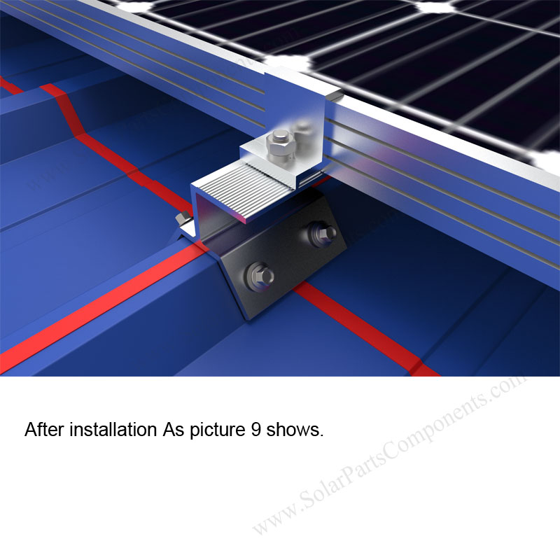 Solar metal roof mounting system manual, SPC-RF-CK05-HR
