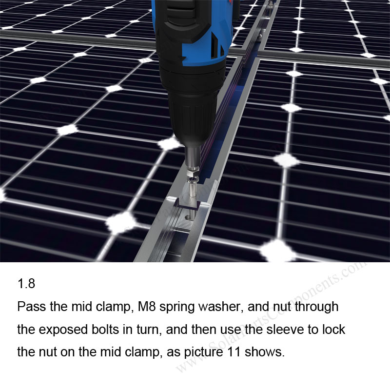Solar metal roof mounting system manual, SPC-RF-CK05-HR